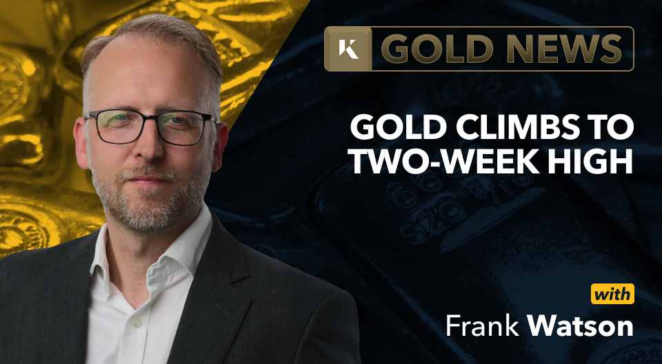 Gold Price News: Gold Climbs to Two-Week High - Kinesis
